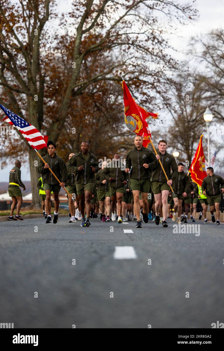 U.S. Marine Corps Col. Michael L. Brooks, base commander, Marine Corps ...
