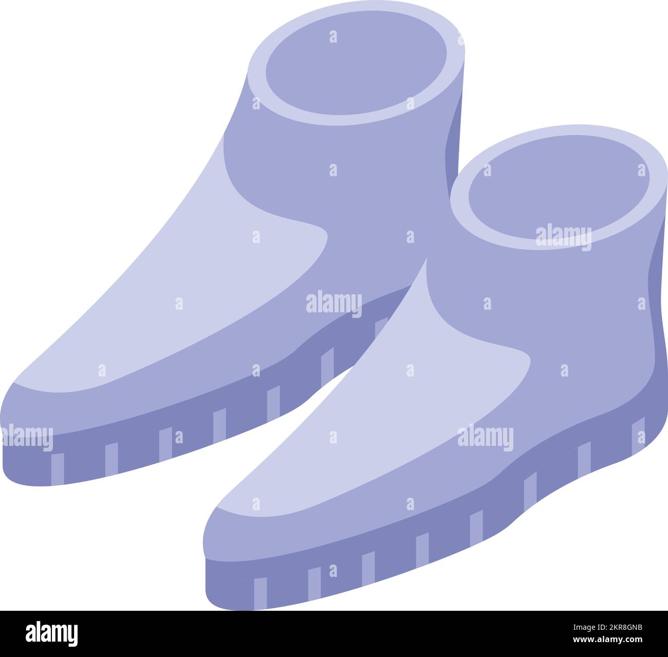 Plastic shoe cover icon isometric vector. Hospital boot. Uniform ...