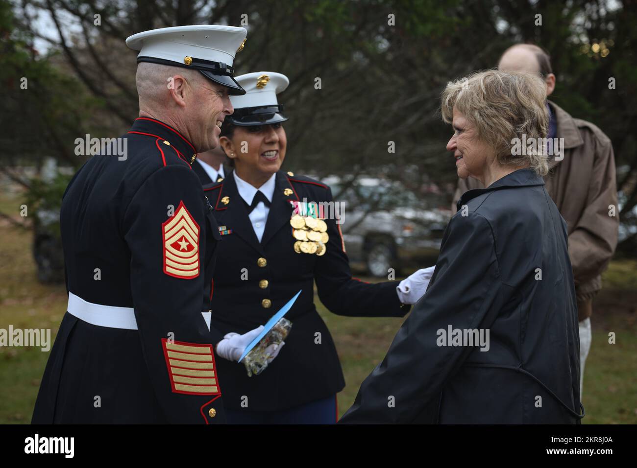 U.S. Marine Corps Sgt. Maj. Ryan A. Gnecco, sergeant major of Marine ...