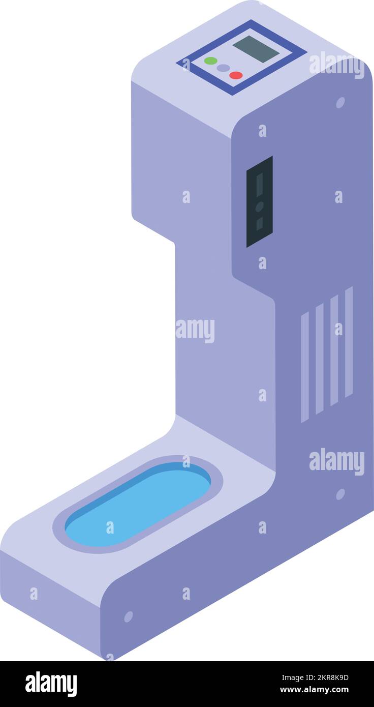 Shoe cover device icon isometric vector. Medical protection. Nurse ...