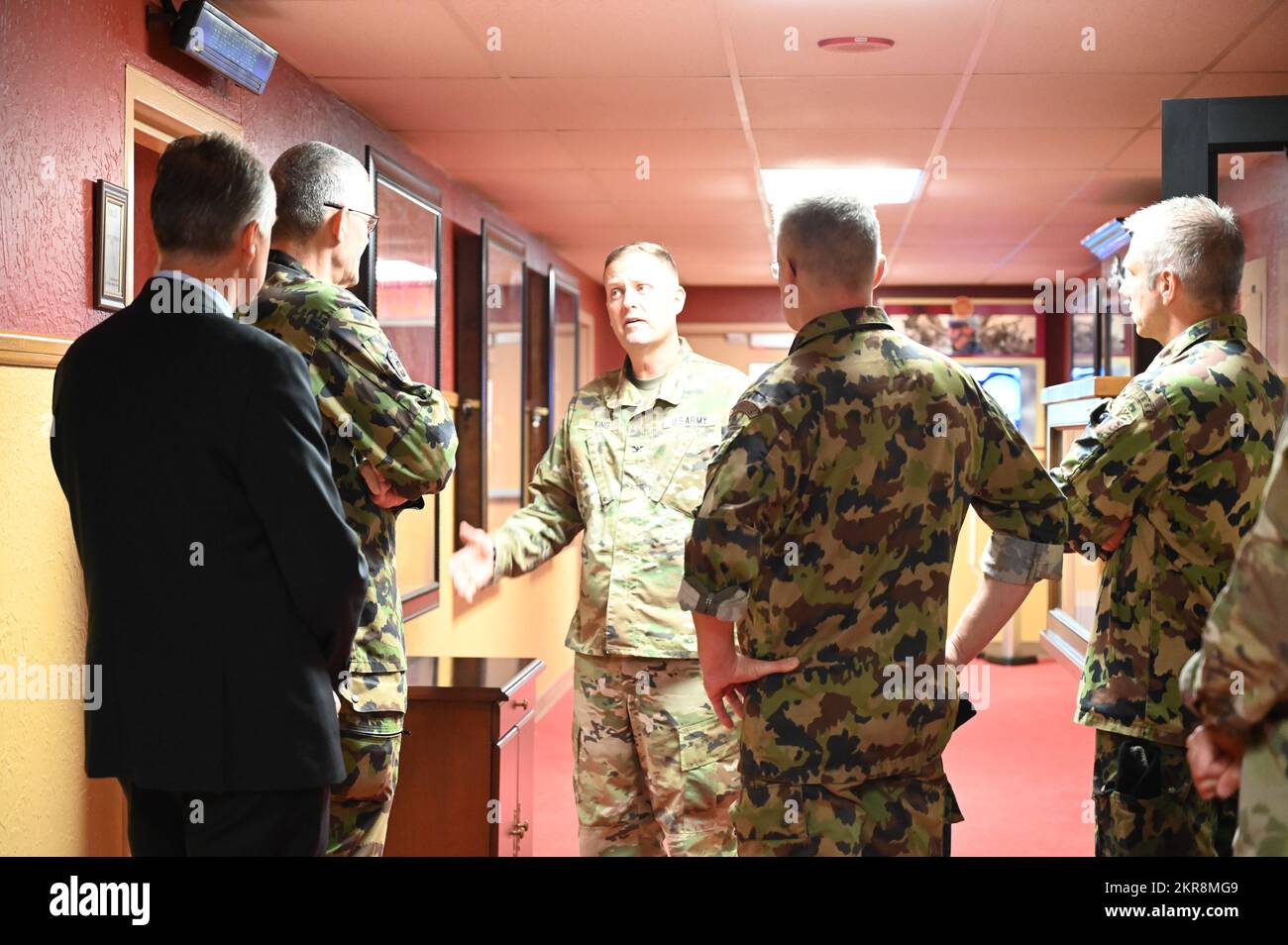 Swiss Delegates met with Col. Curtis King, Commandant and Chief of Air ...