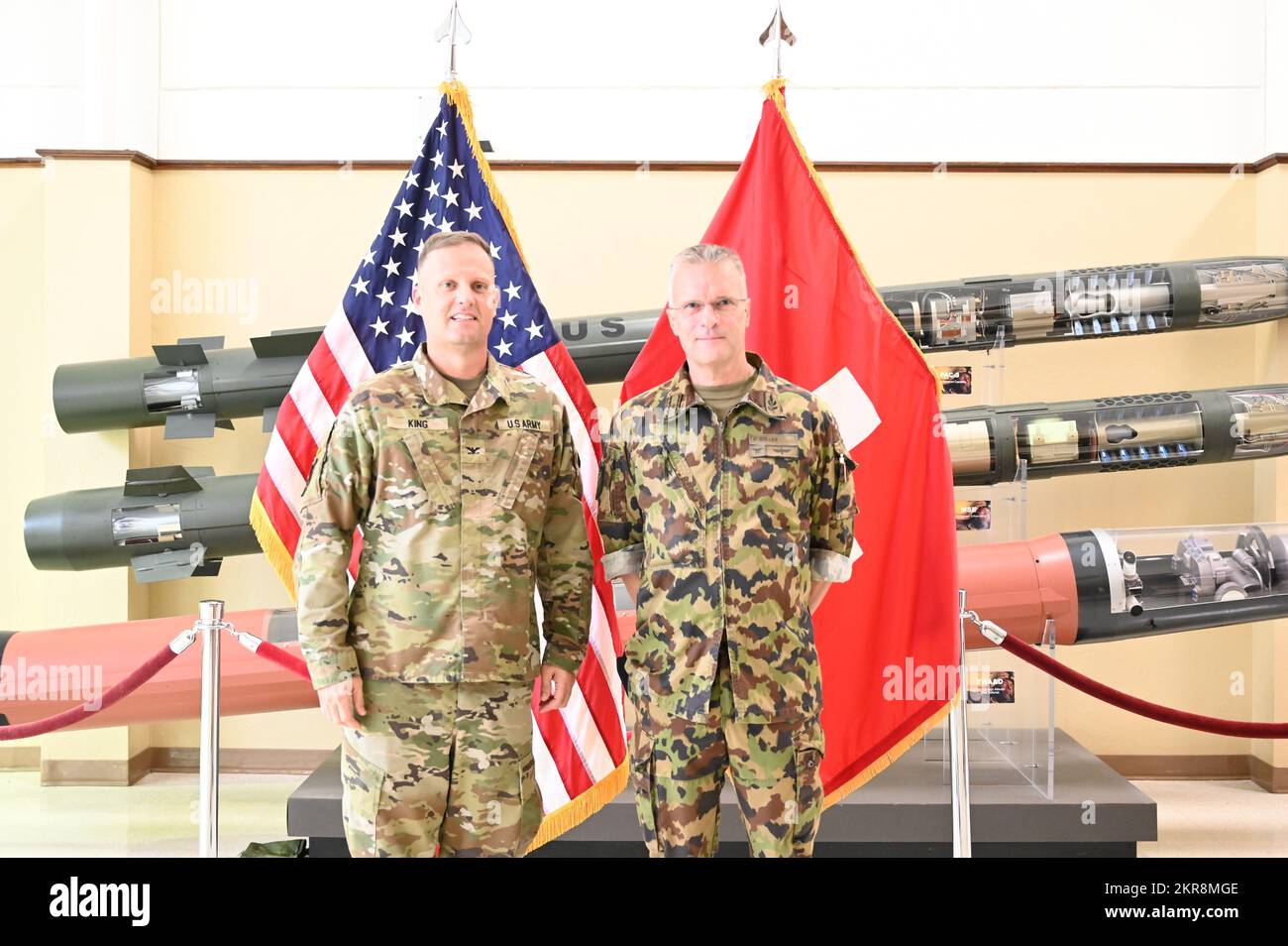 Swiss Delegates met with Col. Curtis King, Commandant and Chief of Air ...