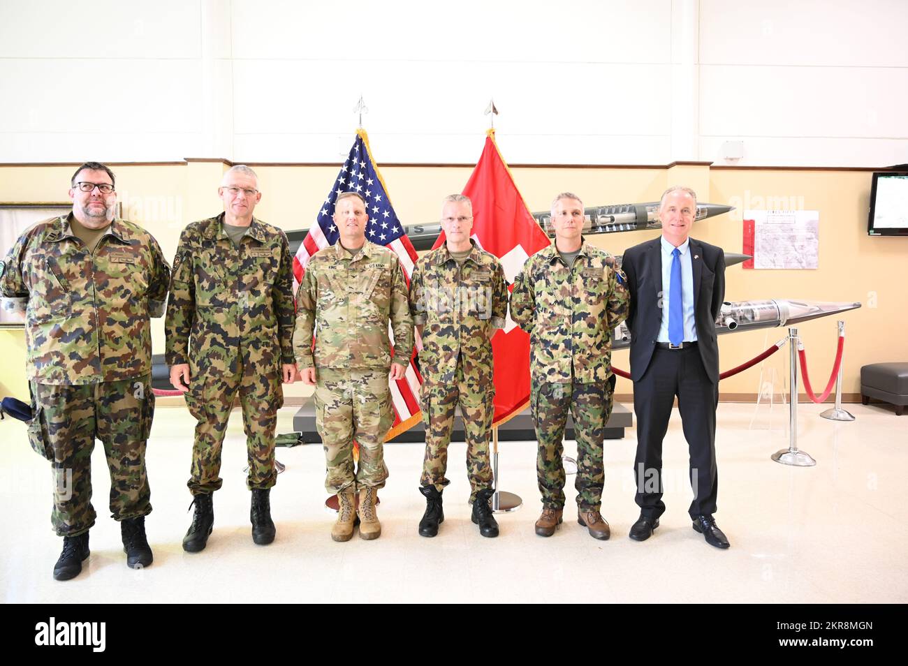 Swiss Delegates met with Col. Curtis King, Commandant and Chief of Air ...