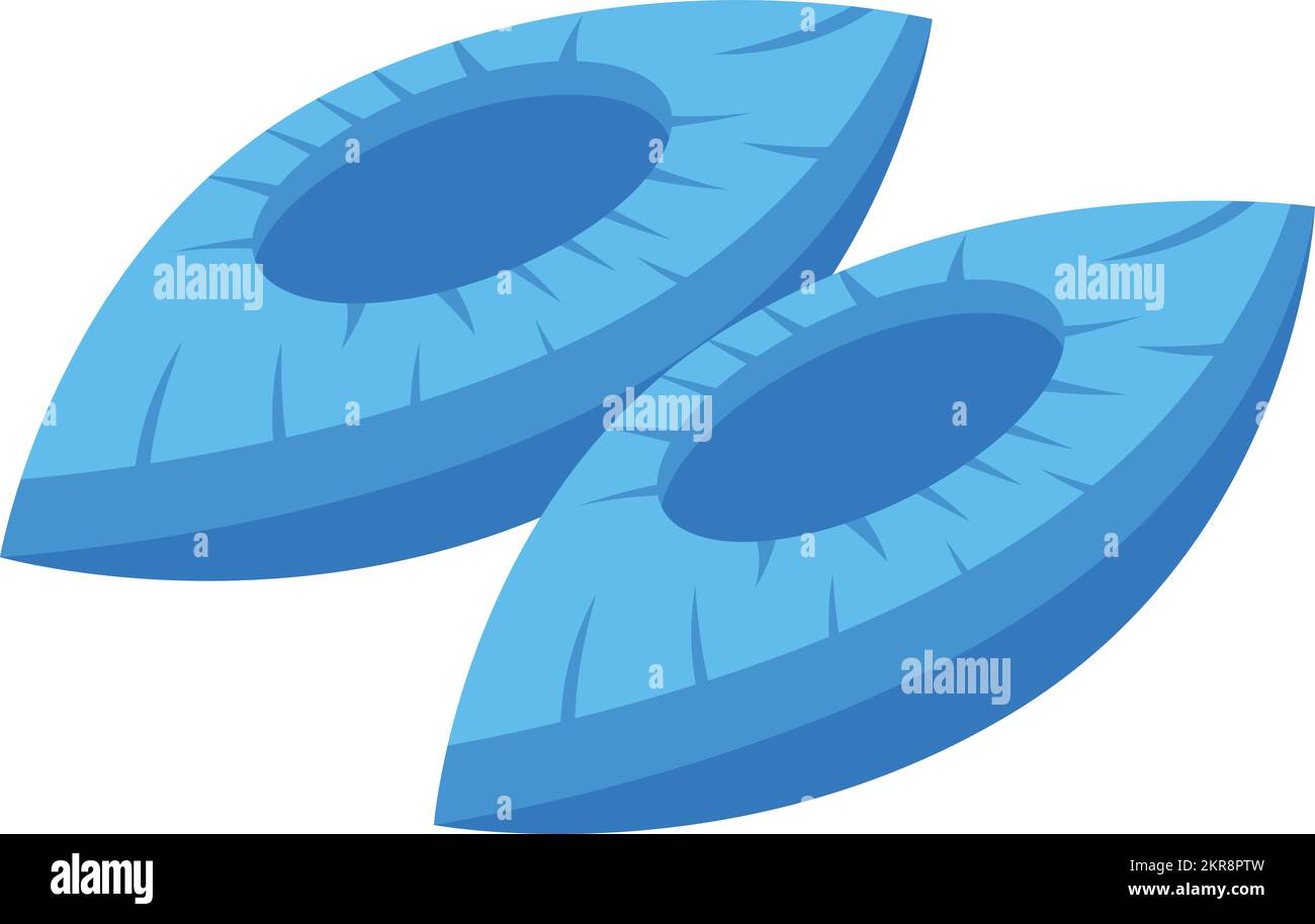 Shoe protection icon isometric vector. Medical cover. Boot plastic ...