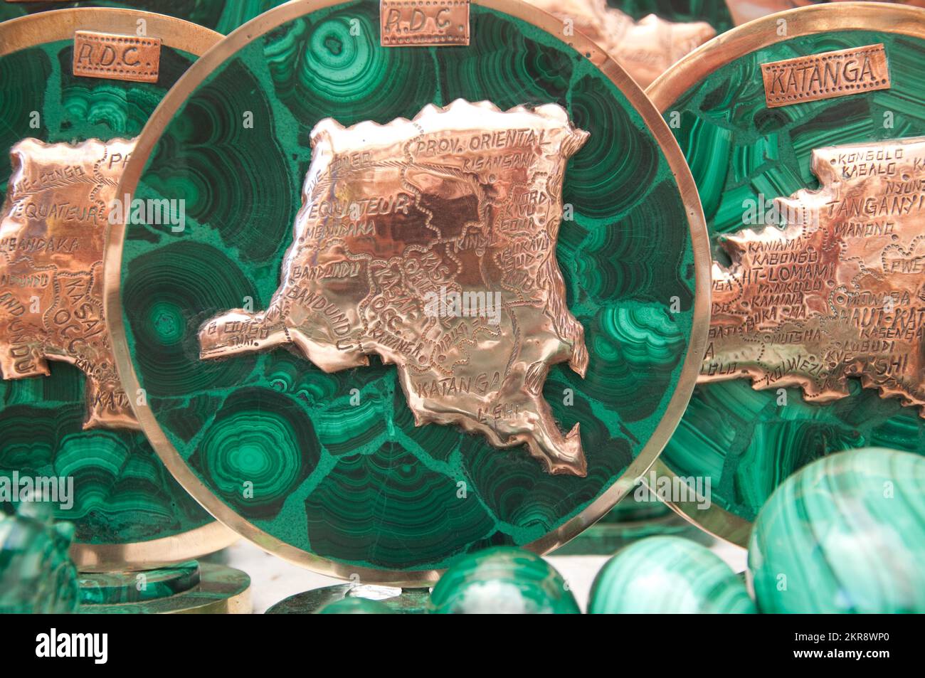 Copper map of congo hi-res stock photography and images - Alamy