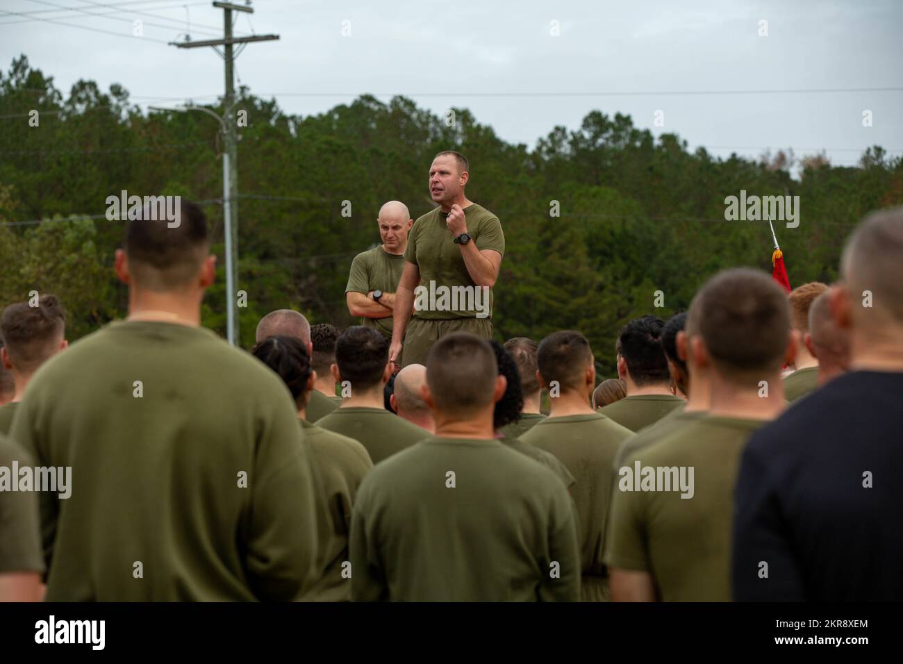 U.S. Marine Corps Sgt. Maj. Jeremy P. Johnson, sergeant major of Marine ...