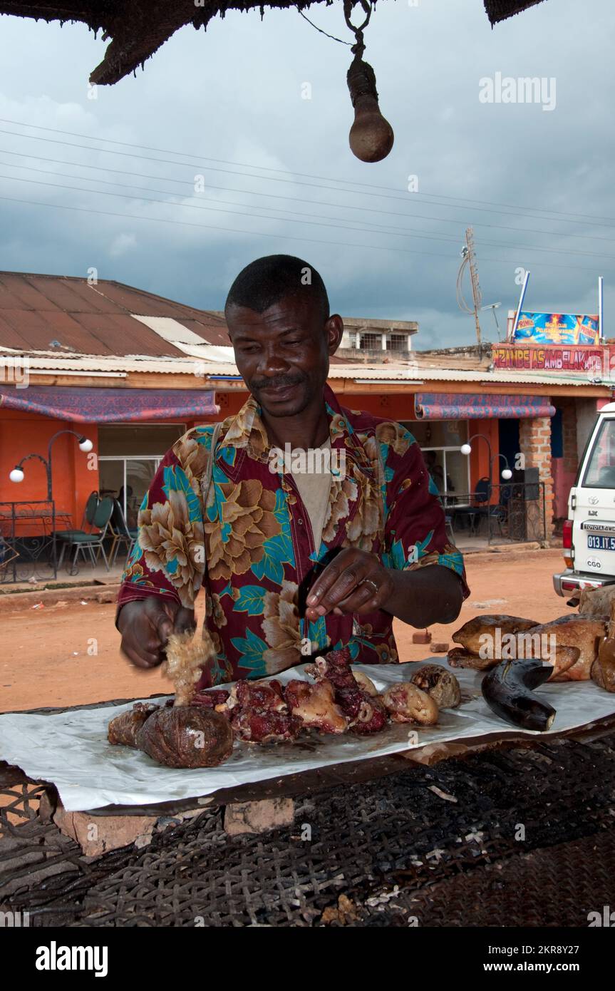 Preparing goat meat for mitchopo hi-res stock photography and images ...
