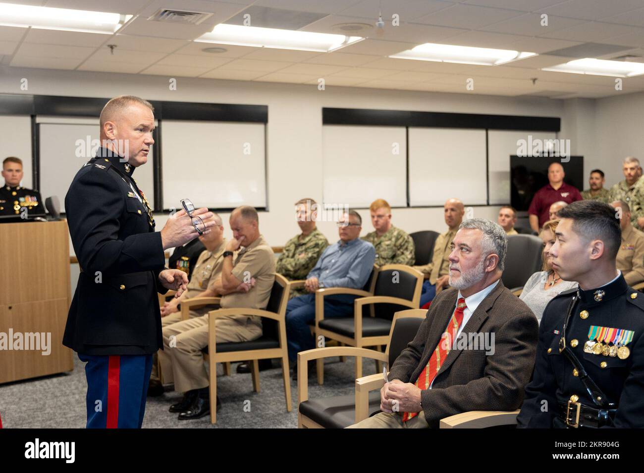 Col. Hugh Atkinson, Naval Safety Command (NAVSAFECOM) deputy commander ...