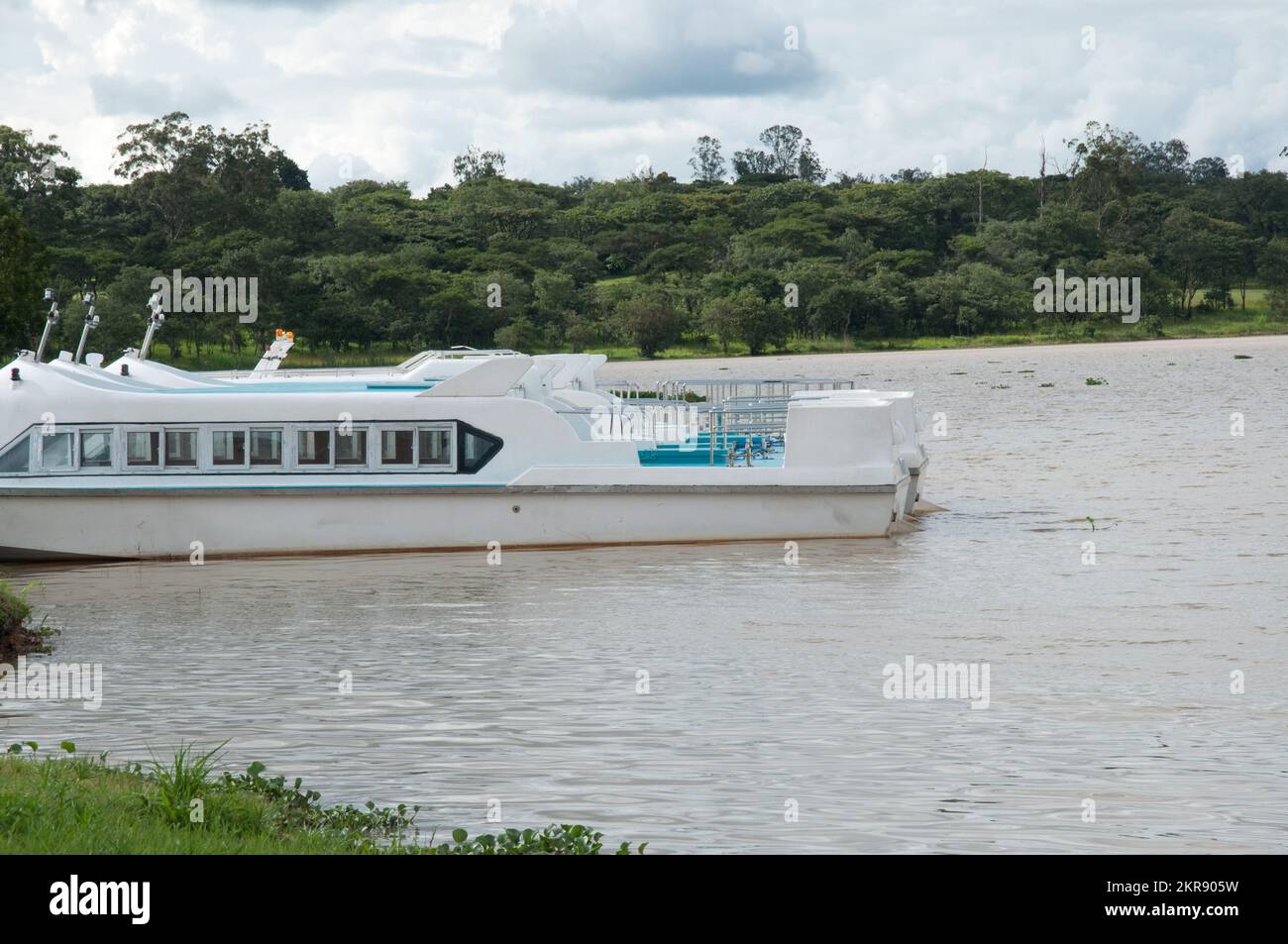 Small lake in Lubumbashi which has become a leisure centre, Lubumbashi ...