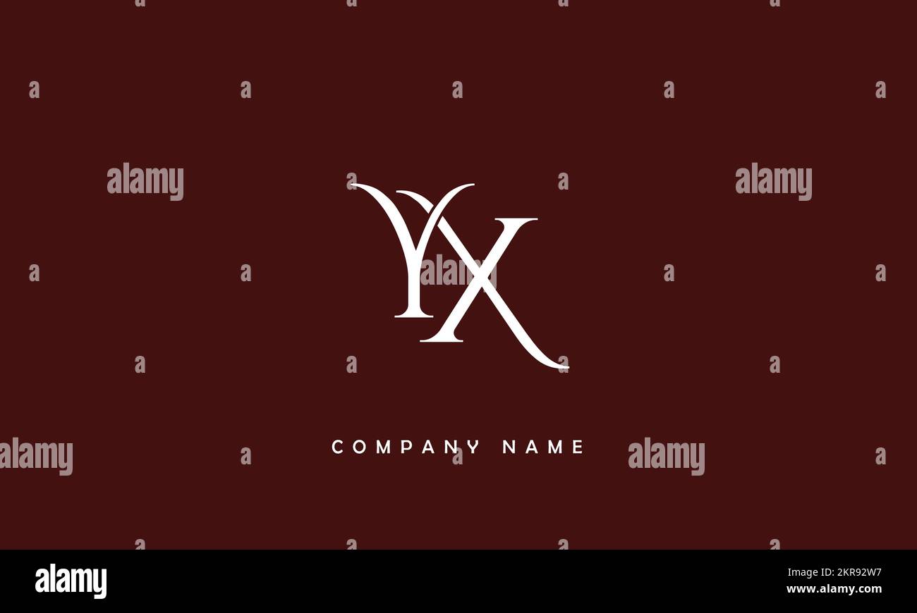 YX, XY Abstract Letters Logo Monogram Stock Vector Image & Art - Alamy