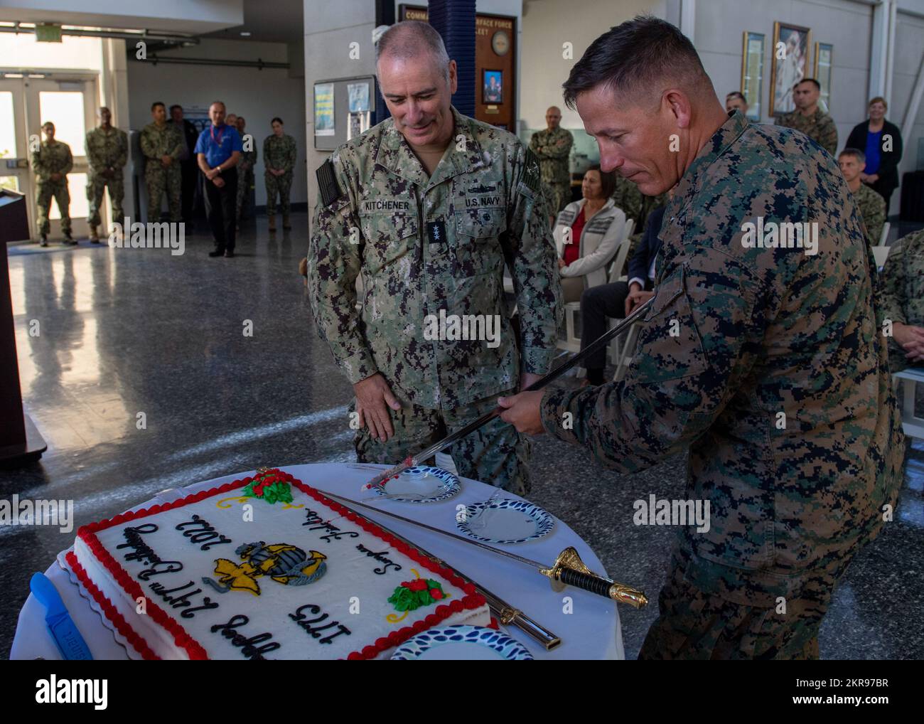 221110-N-OA516-1070 SAN DIEGO (Nov. 10, 2022) Marine Lt. Col. Derek ...
