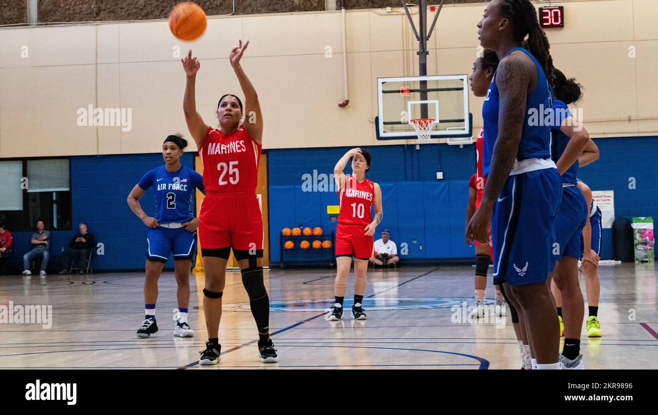 U.S. Marine Corps Staff Sgt. Carol Chappell, a member of team Marine ...