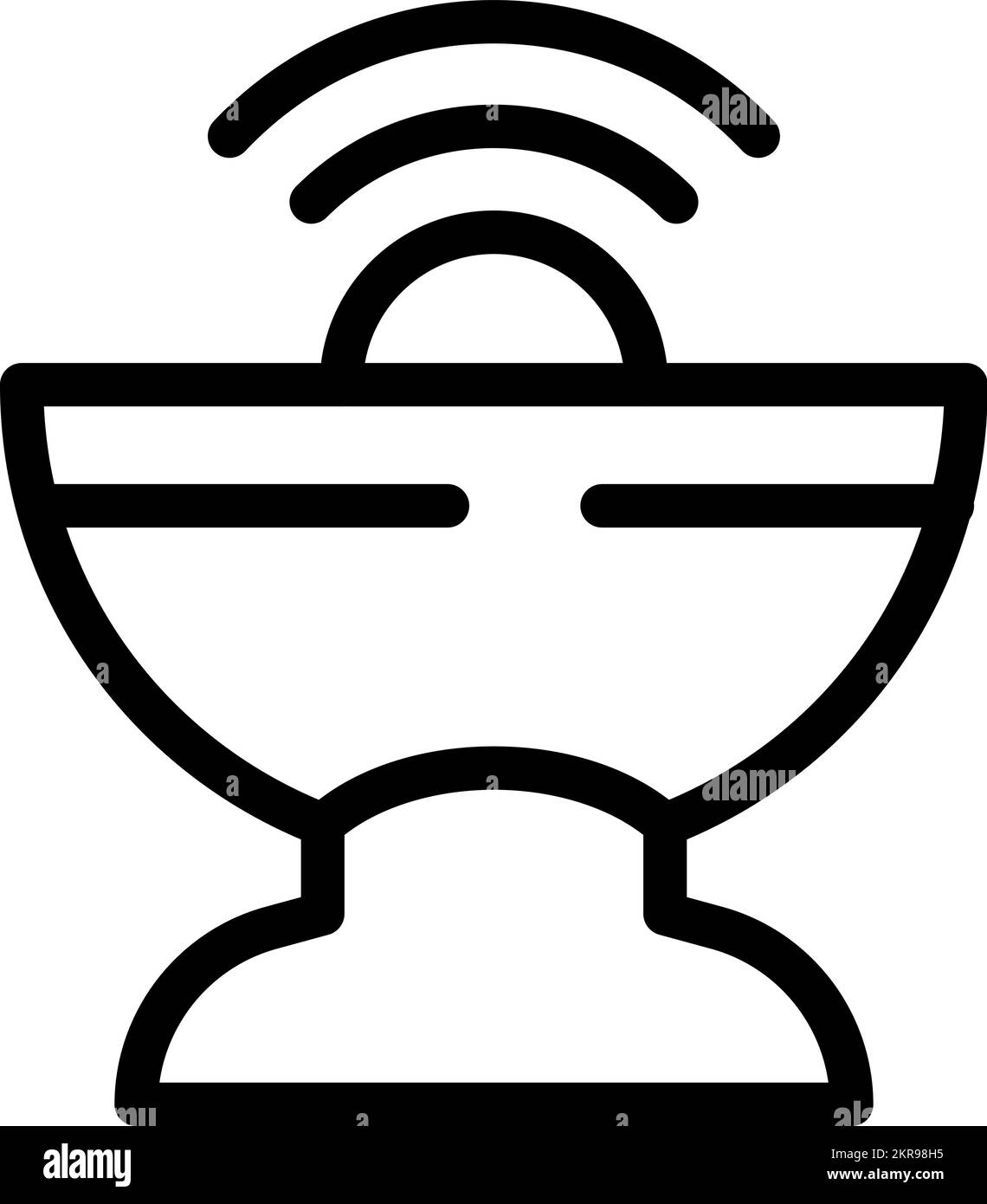 Pc antenna icon Black and White Stock Photos & Images - Alamy