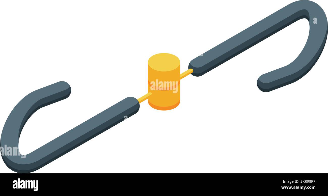 Metal spring icon isometric hi-res stock photography and images - Alamy