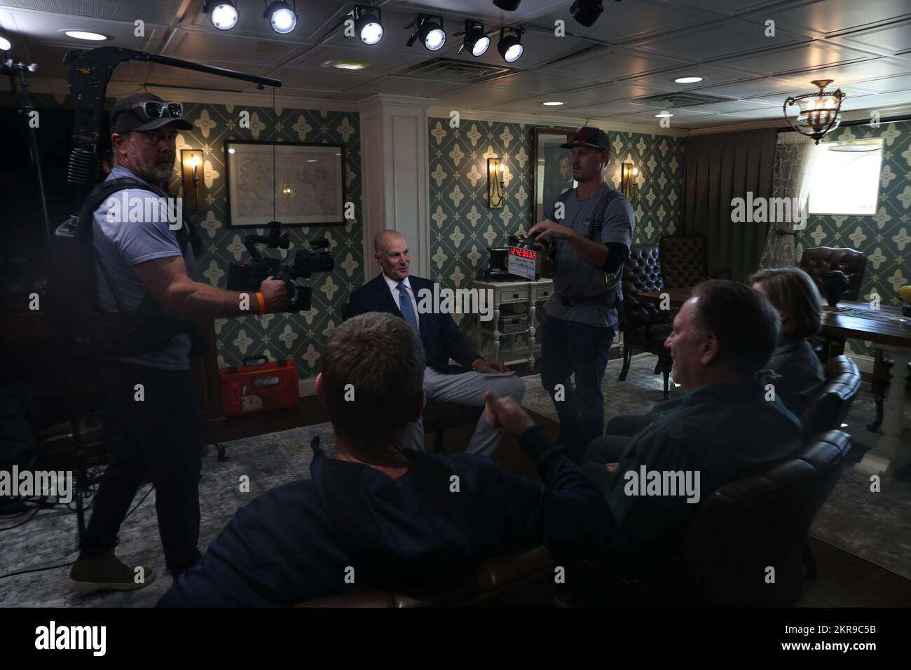 221110-N-CO548-1126 SAN DIEGO (Nov. 10, 2022) ESPN analyst Jay Bilas ...