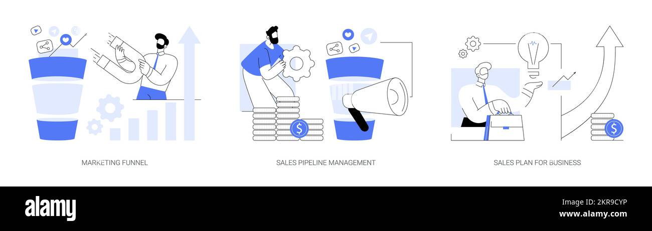 Business strategy abstract concept vector illustrations Stock Vector ...