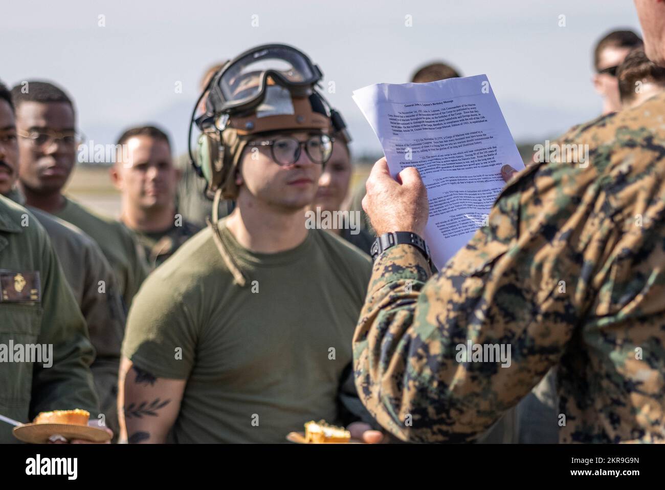 U.S. Marine Corps Sgt. Major Liam D. William, Sgt. Major of Marine ...