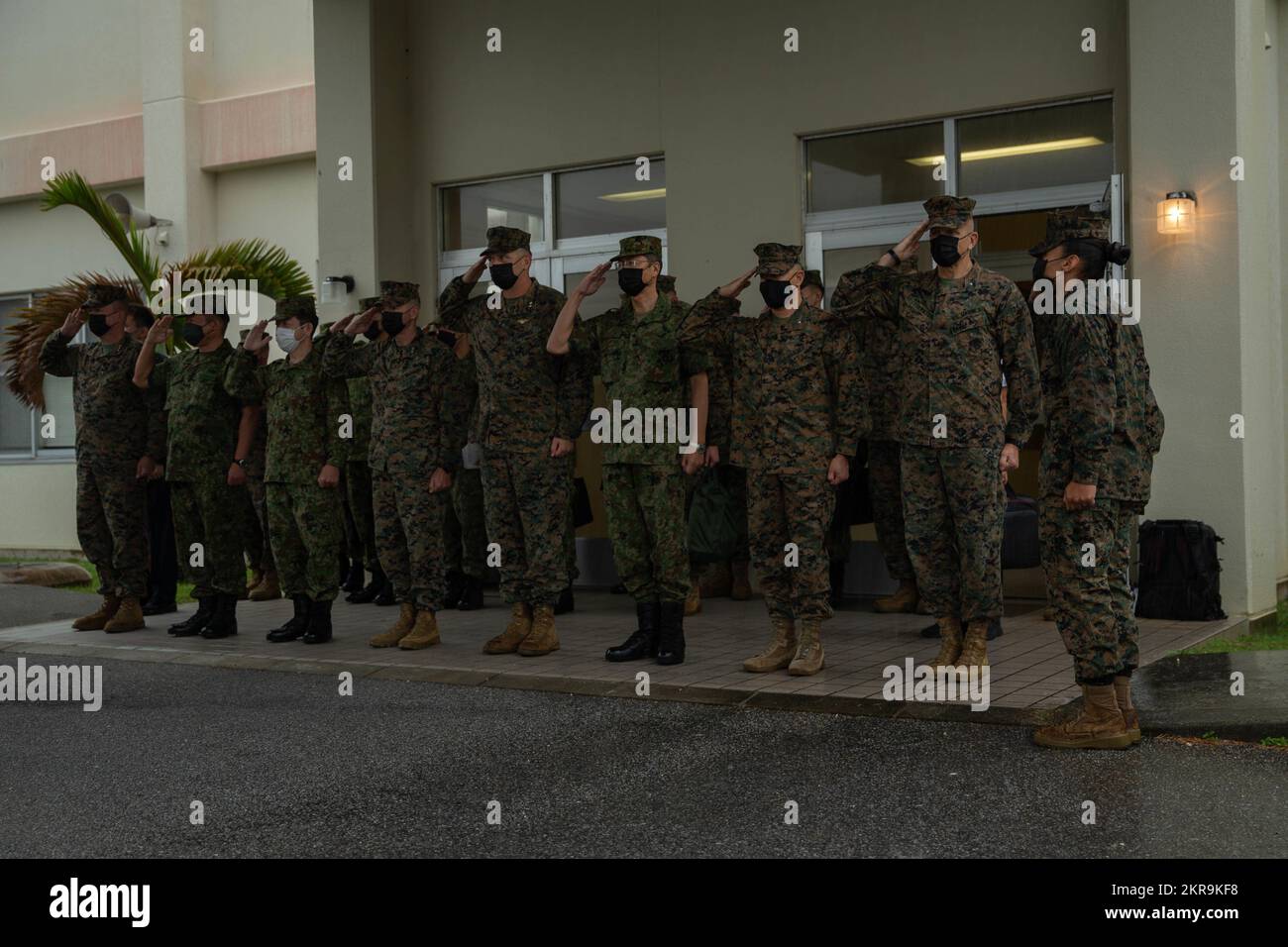 U.S. Marine Corps and Japan Ground Self-Defense Force generals receive ...