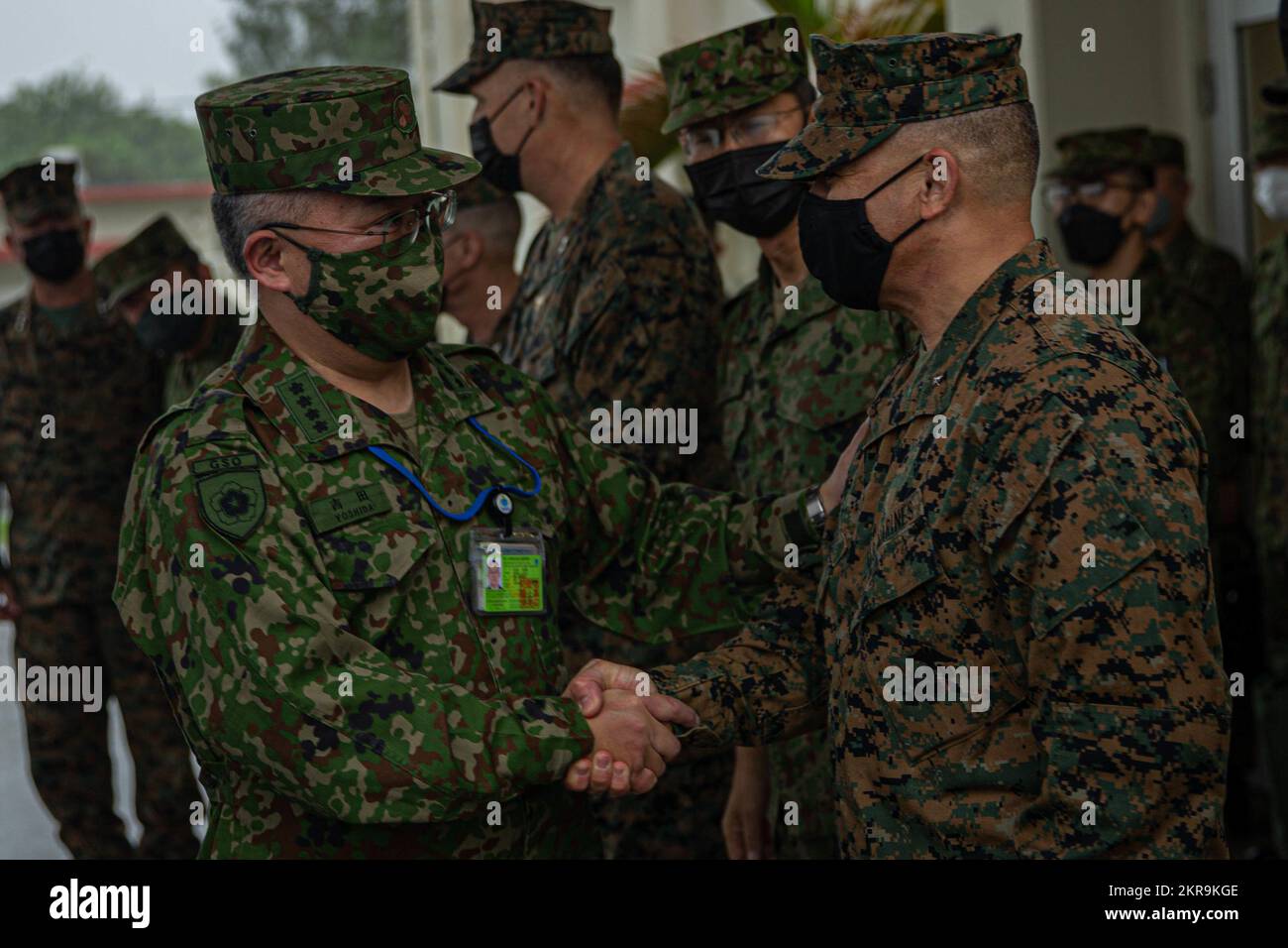 U.S. Marine Corps Brig. Gen. Adam L. Chalkley, commanding general of ...