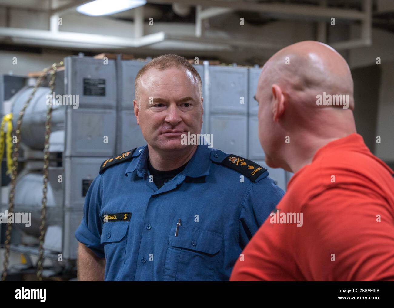 ATLANTIC OCEAN (Nov. 10, 2022) Canadian Rear Adm. David Patchell, vice ...