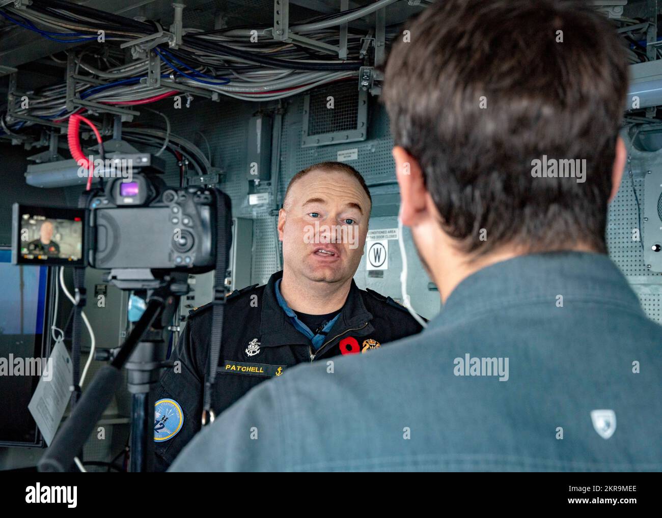 ATLANTIC OCEAN (Nov. 10, 2022) Canadian Rear Adm. David Patchell, vice ...