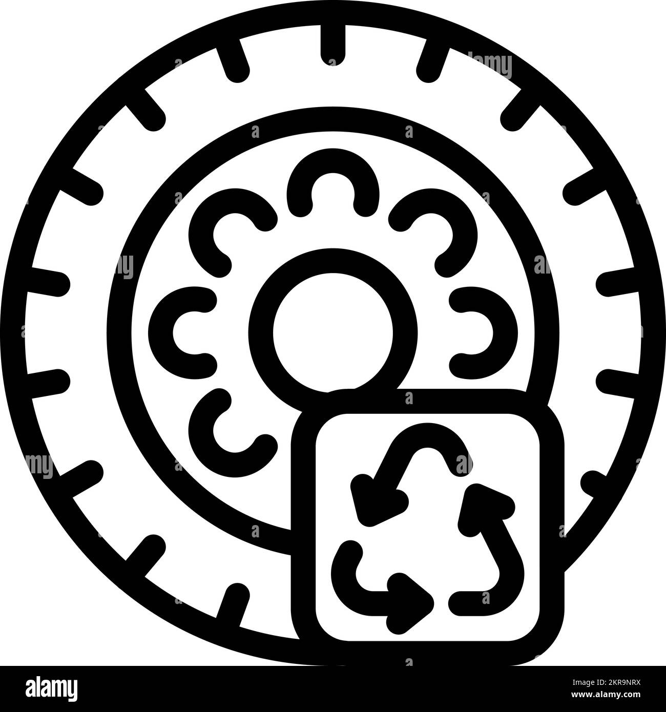 Electronic recycling program Stock Vector Images - Alamy