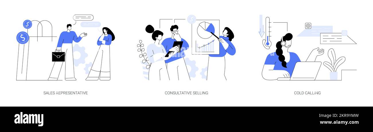 Direct selling cartoon Stock Vector Images - Alamy