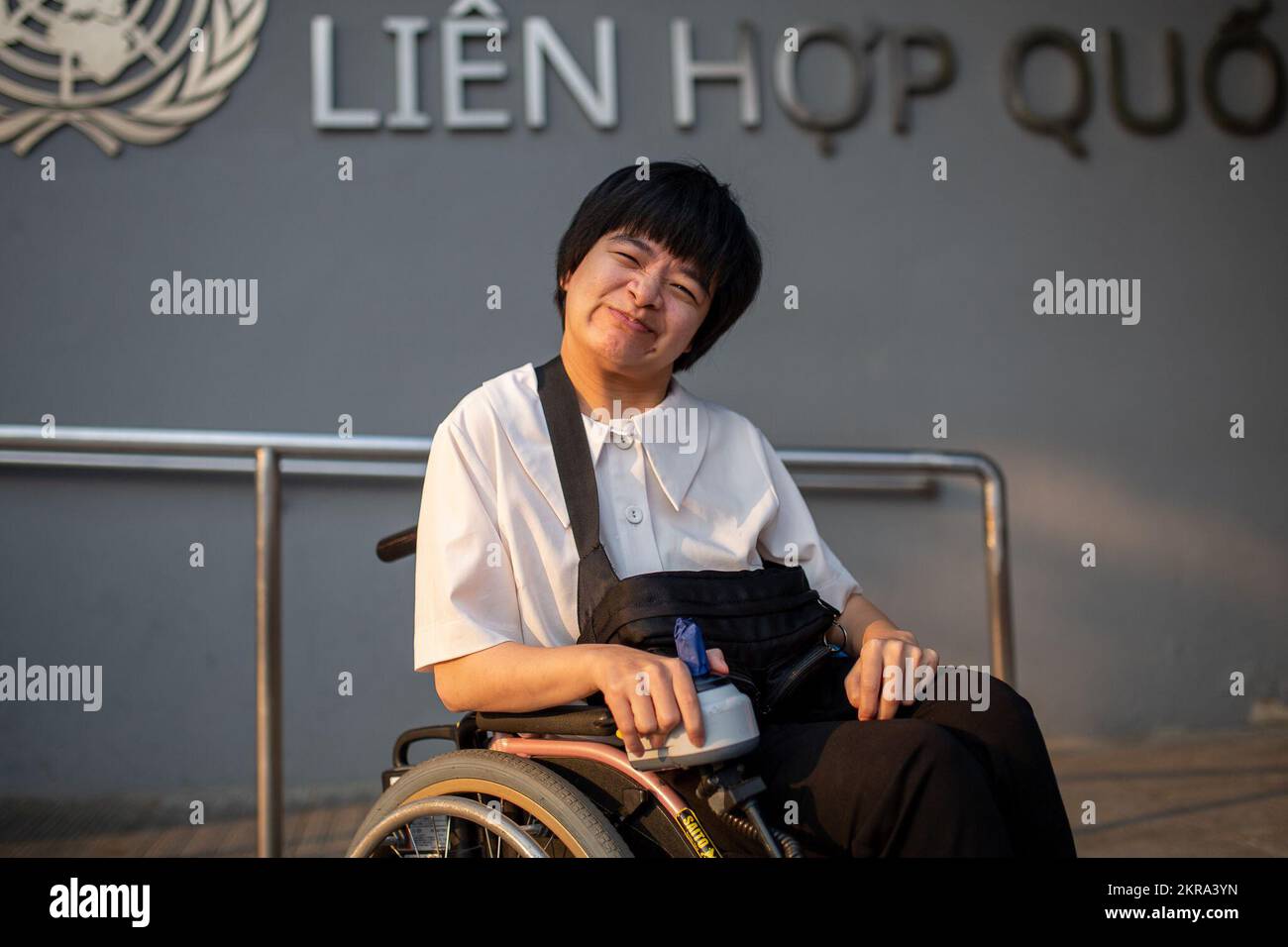 Hanoi, Vietnam. 26th Sep, 2022. Hieu Luu, who works for the UN as a ...