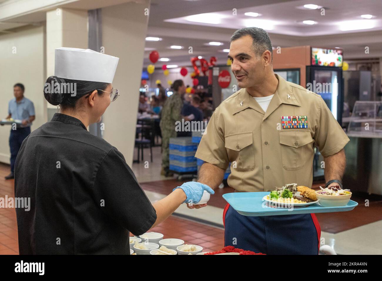 U.S. Marine Corps Col. Speros Koumparakis, commanding officer, Marine ...