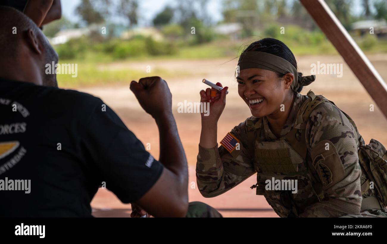 U.S. Army Staff Sgt. Ciara Chico, special operations civil affairs ...