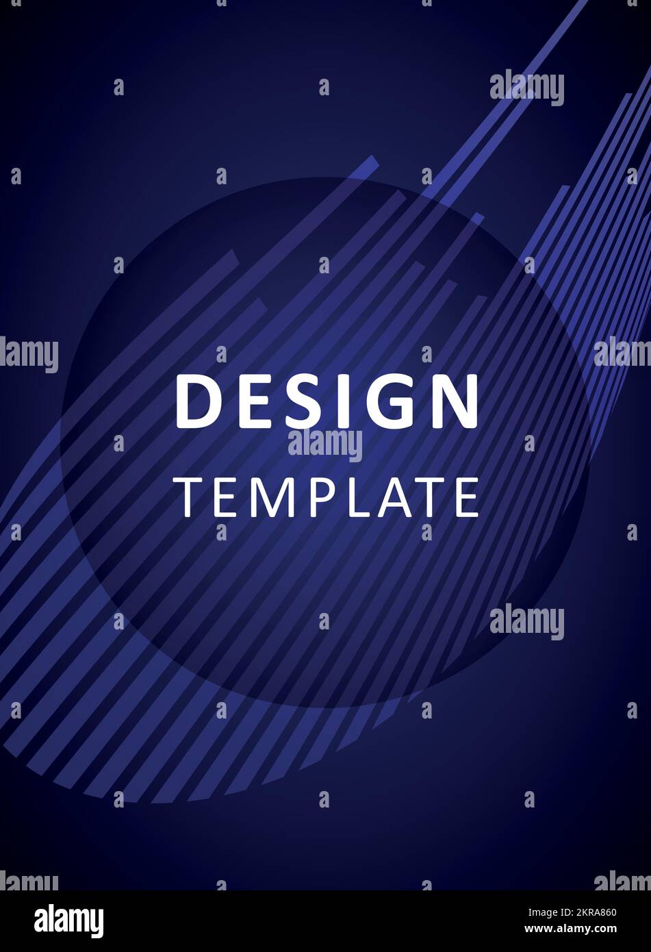 Cover template graphic geometric and glitch elements Stock Vector Image ...