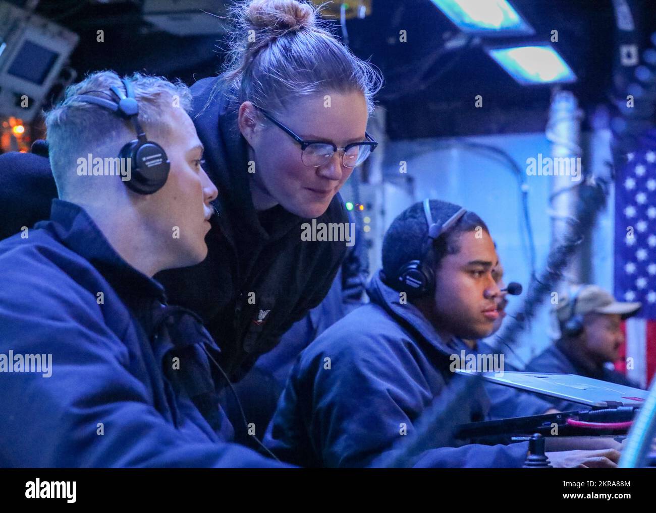 PHILIPPINE SEA (Nov. 10, 2022) Sonar Technician (Surface) Seaman ...