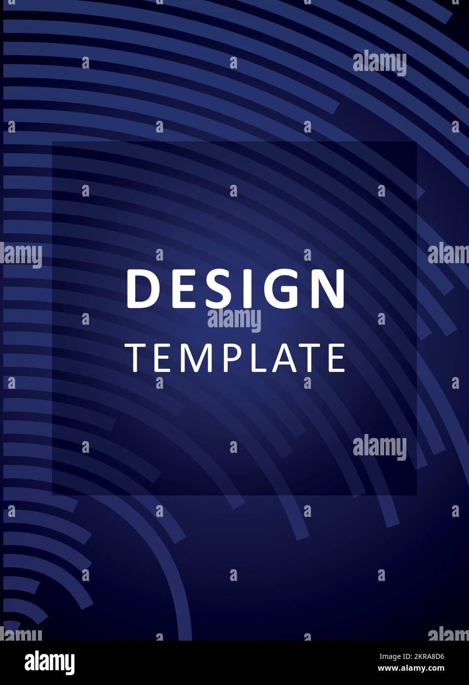 Cover template graphic geometric and glitch elements Stock Vector Image ...