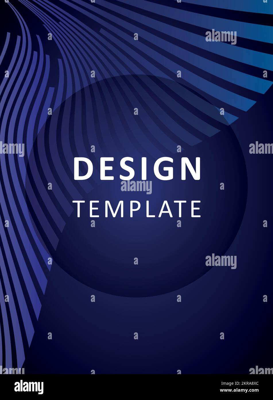 Cover template graphic geometric and glitch elements Stock Vector Image ...