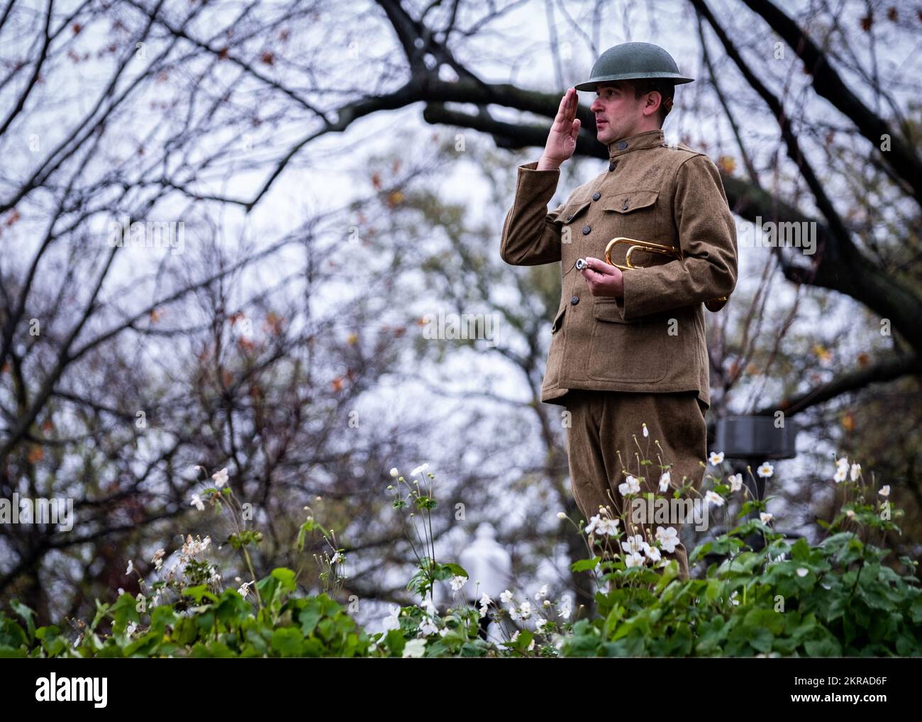 U.S. Army Staff Sgt. Kevin Paul, assigned to U.S. Army Band "Pershing ...