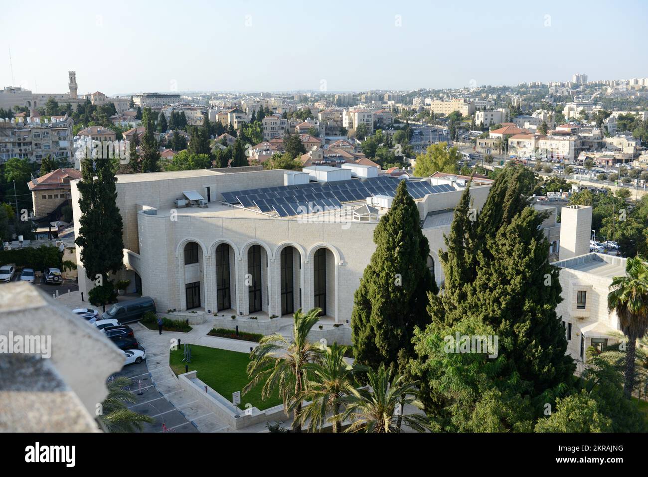 A new building at the Notre Dame of Jerusalem complex Stock Photo - Alamy