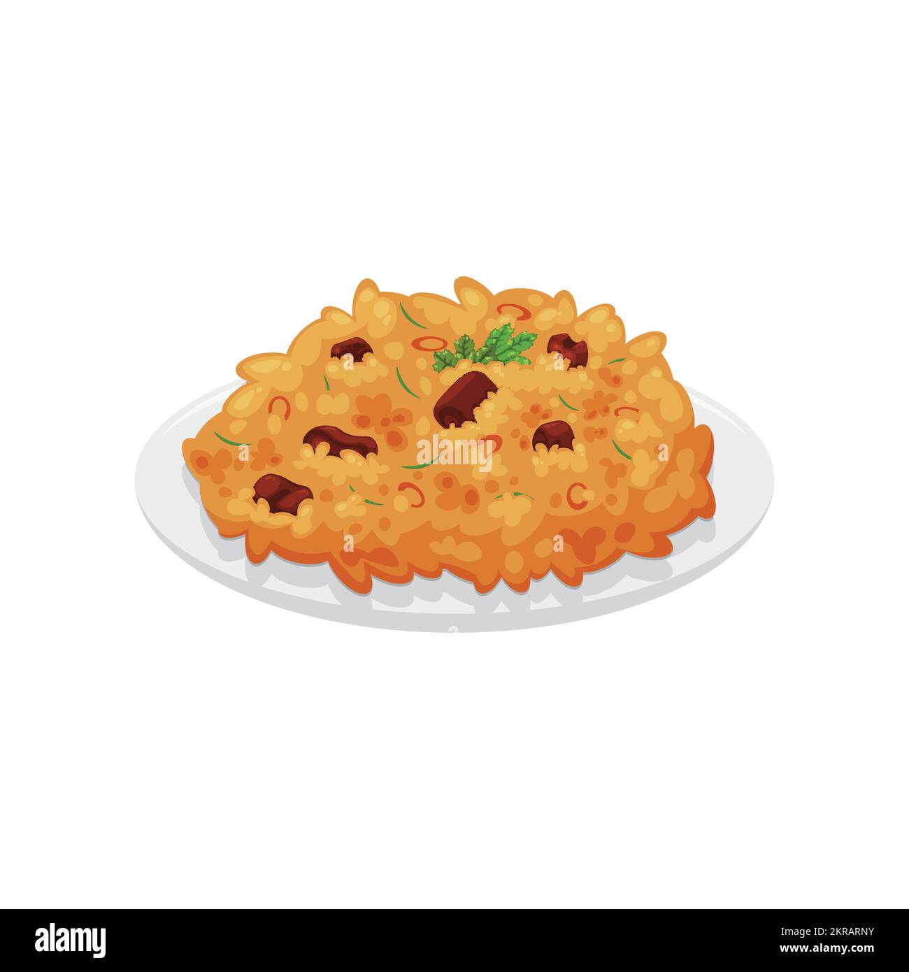 Saffron rice pilaf Stock Vector Images - Alamy