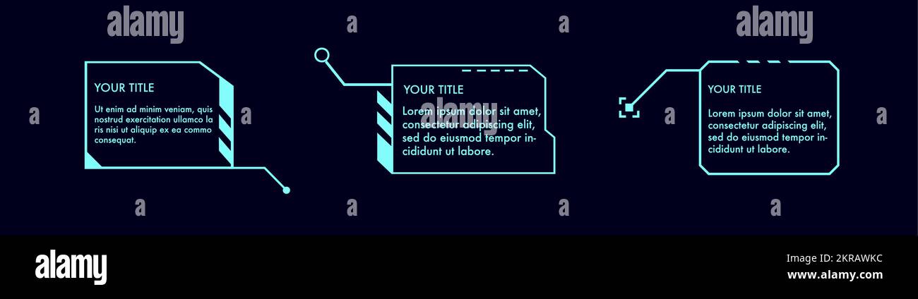 Callouts titles. Callout bar labels, information call box bars and ...