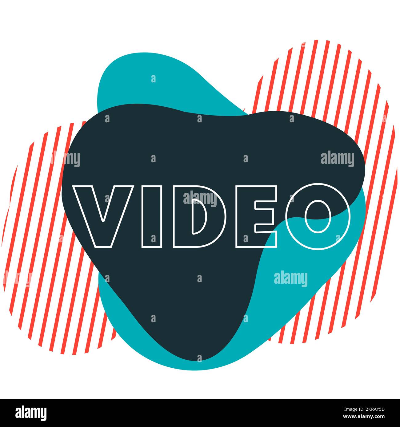 Logo live video streaming Cut Out Stock Images & Pictures - Alamy