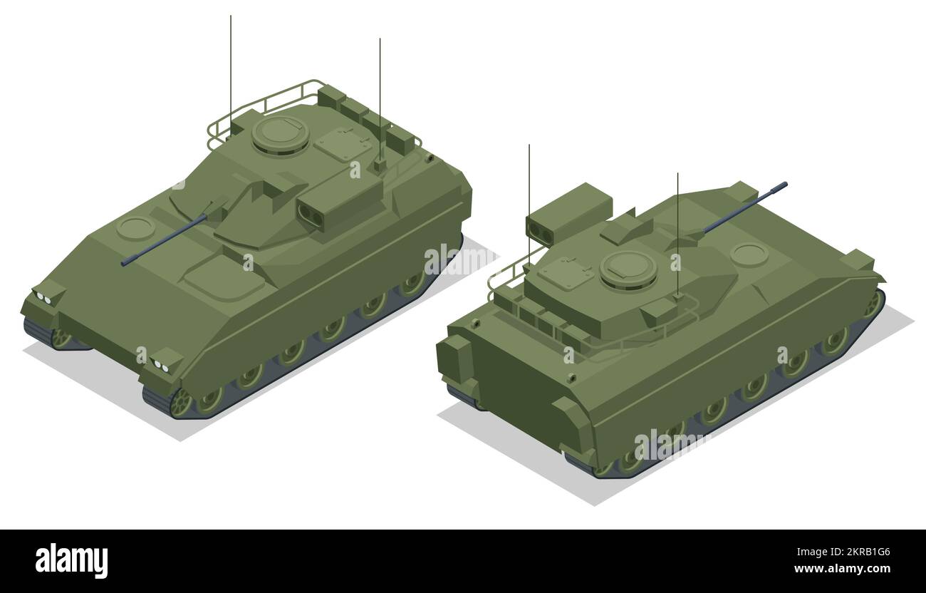 Isometric Infantry fighting vehicle. BMP, class of armored combat ... Isometric Infantry fighting vehicle. BMP, class of armored combat ...