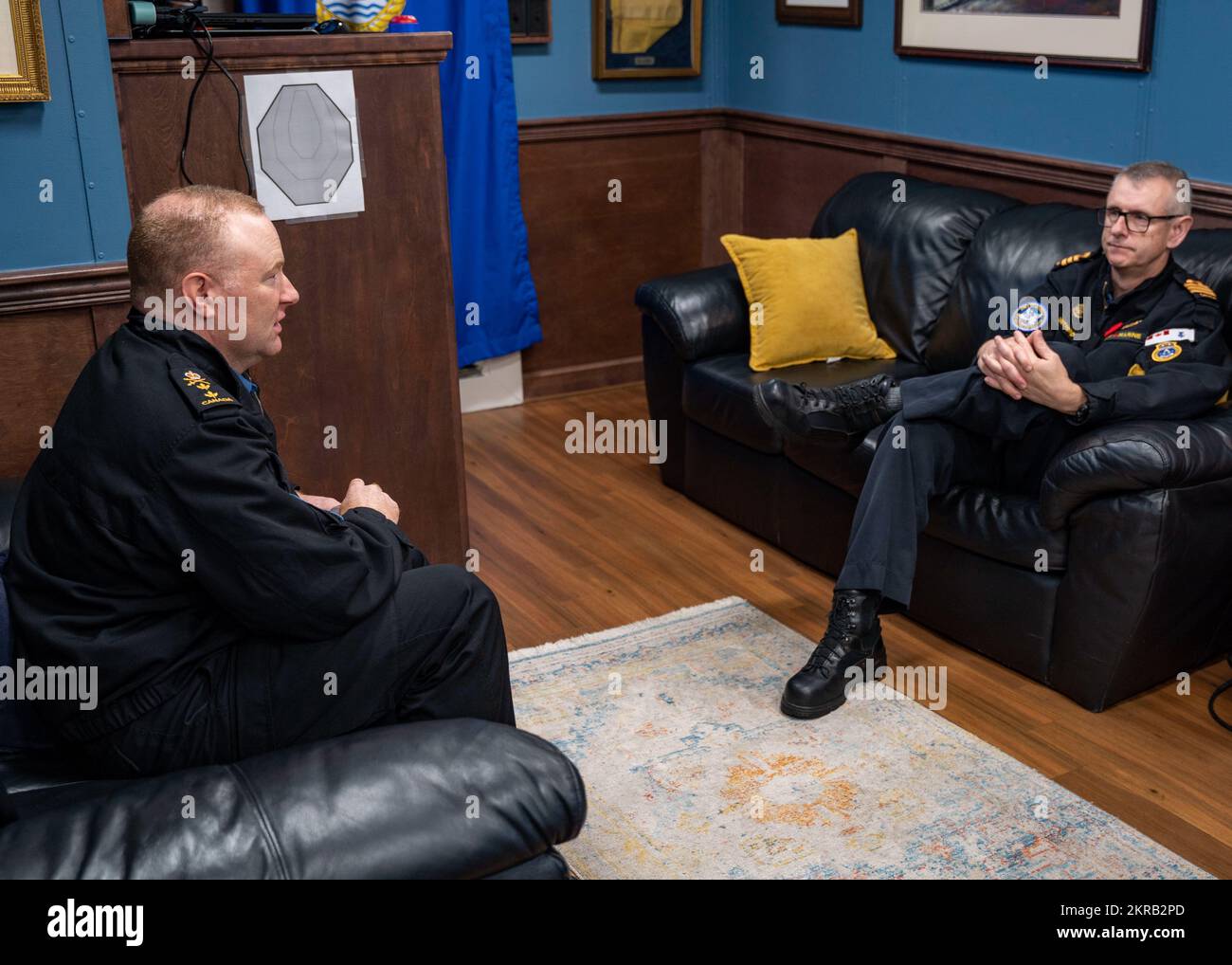 ATLANTIC OCEAN (Nov. 11, 2022) Canadian Rear Adm. David Patchell, vice ...