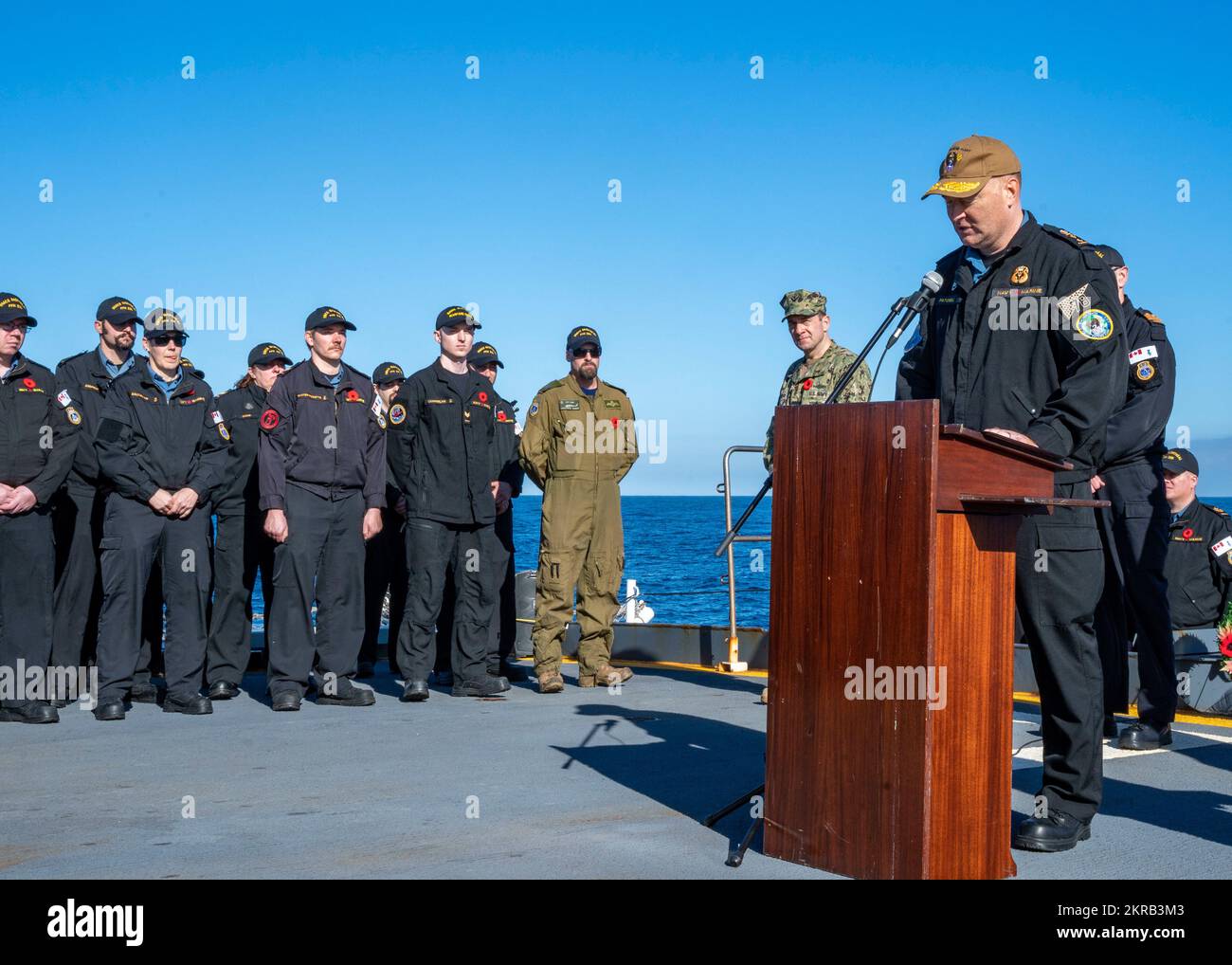 ATLANTIC OCEAN (Nov. 11, 2022) Canadian Rear Adm. David Patchell, vice ...