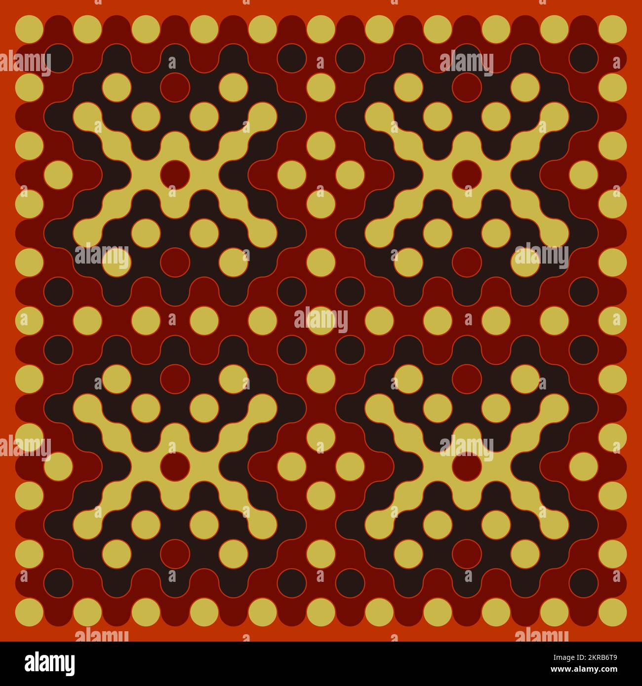 Random color rounded truchet tiling illustration Stock Vector Image ...