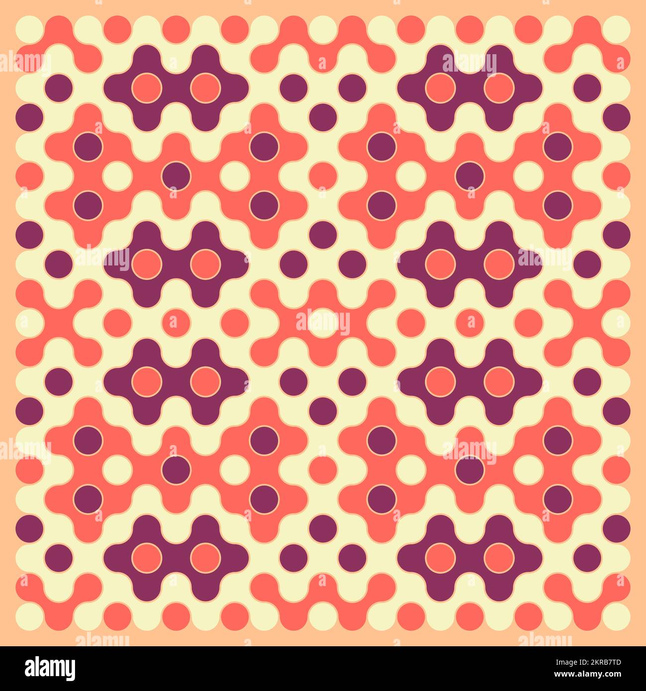 Random color rounded truchet tiling illustration Stock Vector Image ...