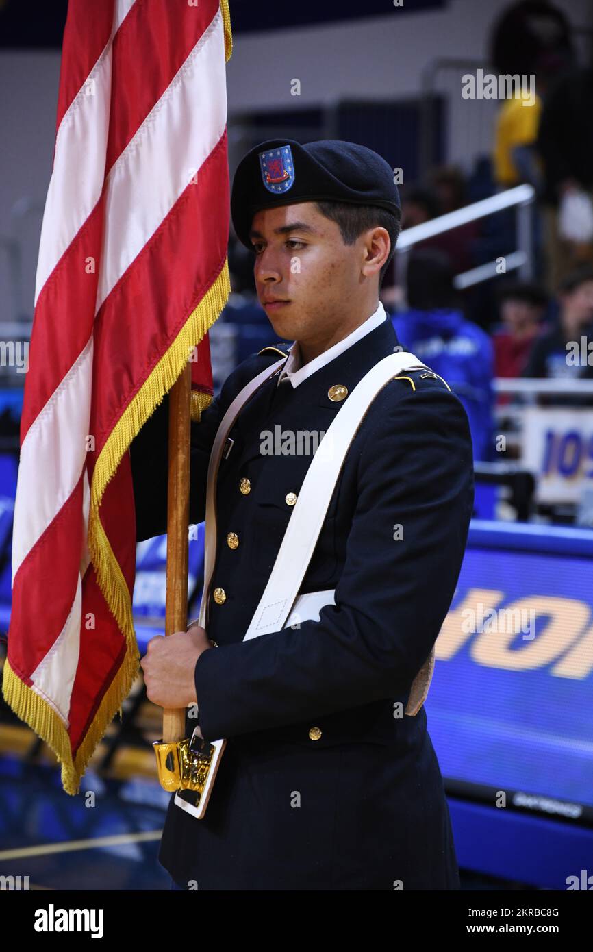 U.S. Army Cadet Dominic Del Tora, a member of the Hofstra University ...