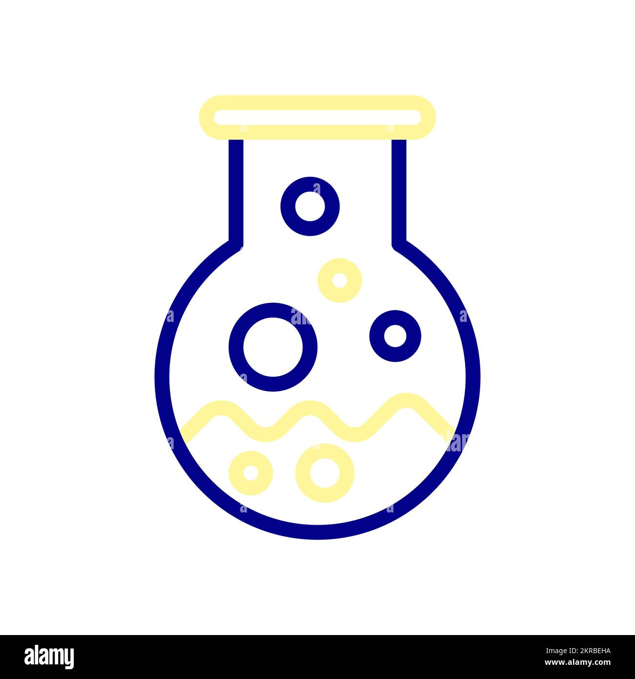 Chemistry reactions icon hi-res stock photography and images - Alamy