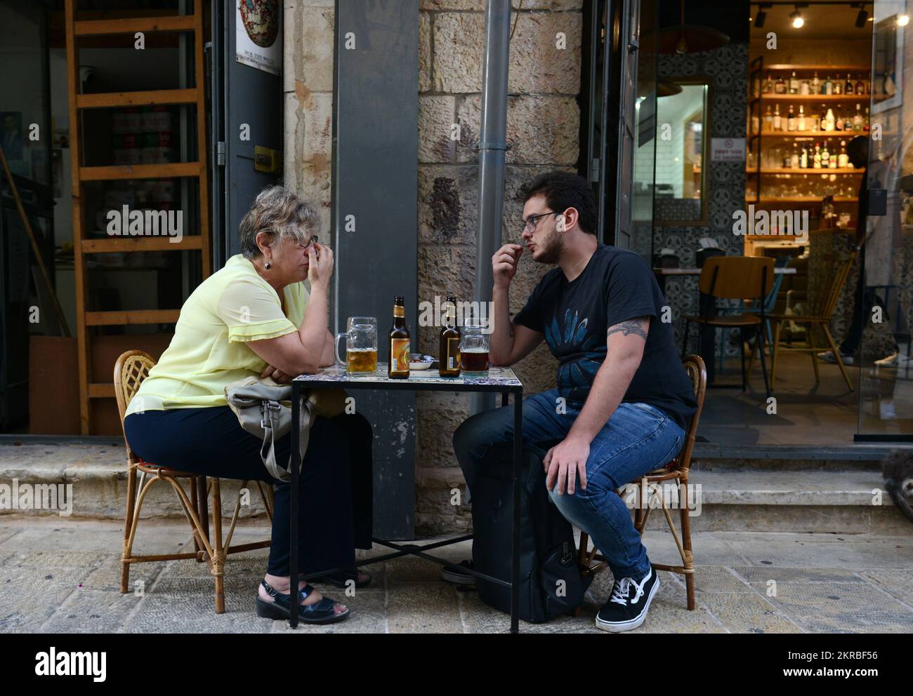 ABU ATA Zaman coffee shop on the corner of New Gate street and Les ...