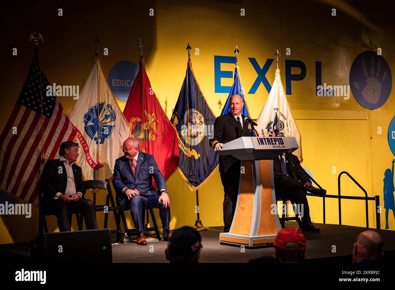 U.S. Navy Rear Adm. John Weigold IV, Reserve deputy commander U.S ...