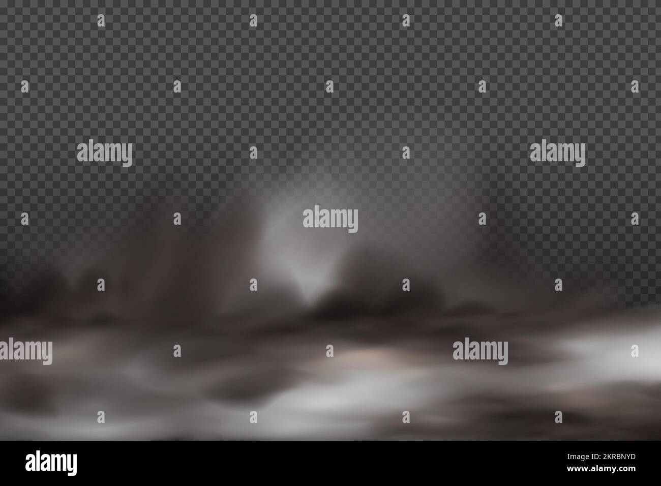 Realistic vector isolated on transparent background.Dust cloud with ...
