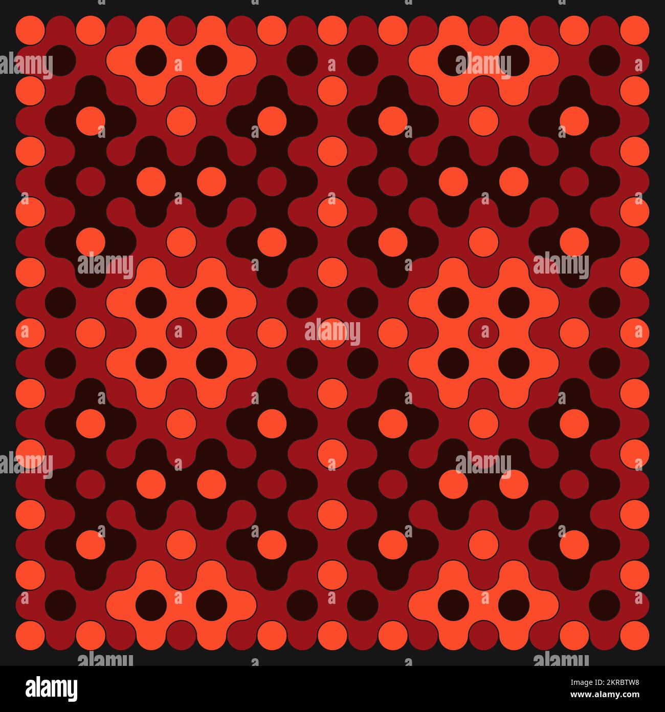 Random color rounded truchet tiling illustration Stock Vector Image ...